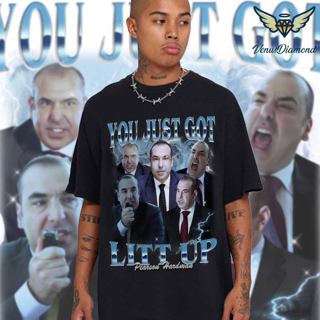 You Just Got Litt up Vintage Shirt, Vintage Louis Litt Suits Movie ...