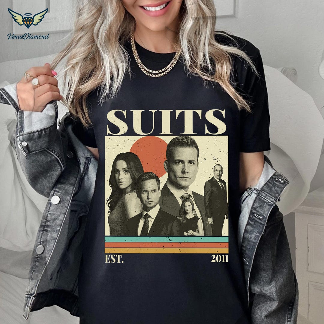 Retro Suits TV Show T-shirt, Suits Movie Shirt, Suits Merch, Harvey ...