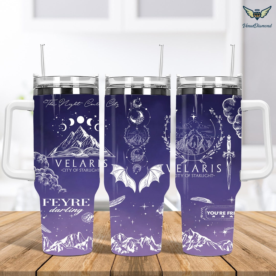 Digital File Acotar Velaris City of Starlight 40oz Tumbler Png 40 Oz ...
