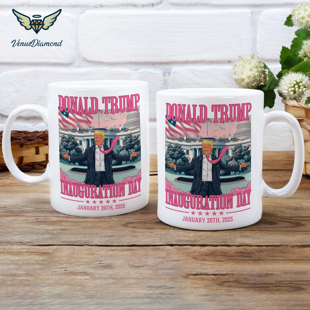 Trump 2024 President Inauguration Day 2025 Coffee Mug, Patriotic Trump ...