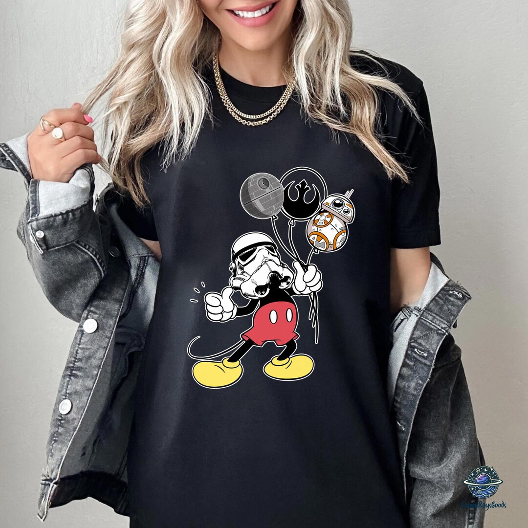 Starwars Stormtrooper Mickey Mouse Shirt, Mickey Stormtrooper Shirt ...