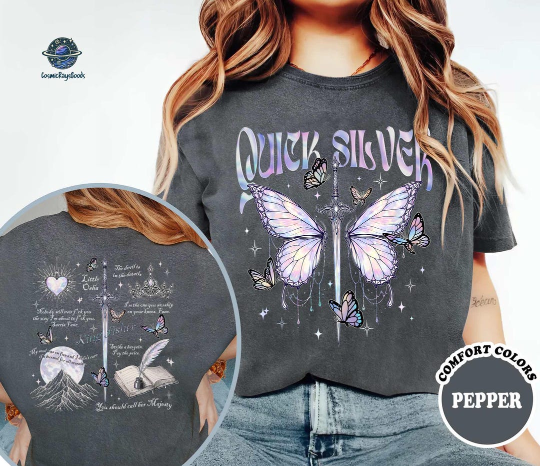 Quicksilver Little Osha Butterfly Comfort Colors T-shirt, Saeris Fane ...