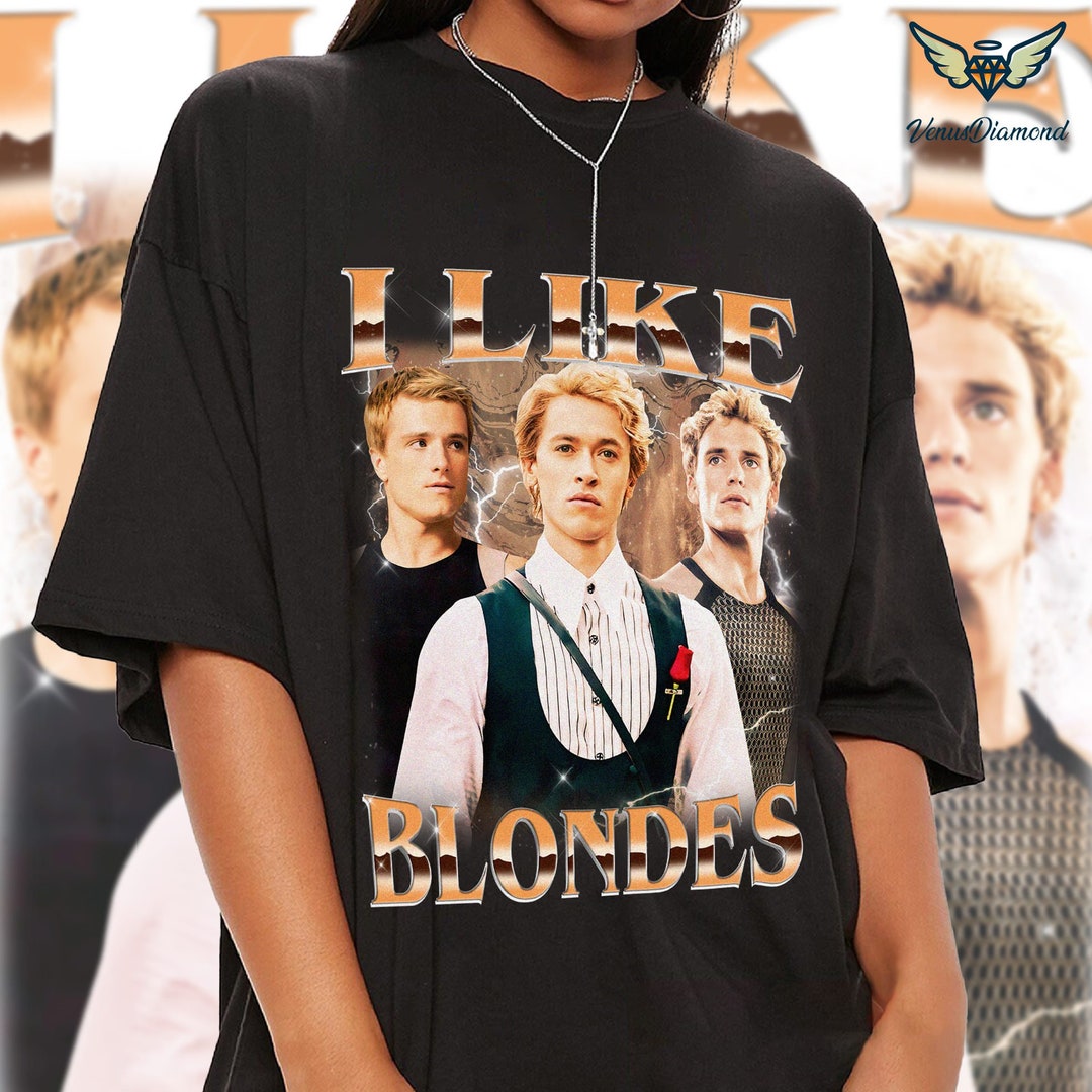 I Like Blondes the Hunger Games Fan Shirt, Peeta Mellark, President ...
