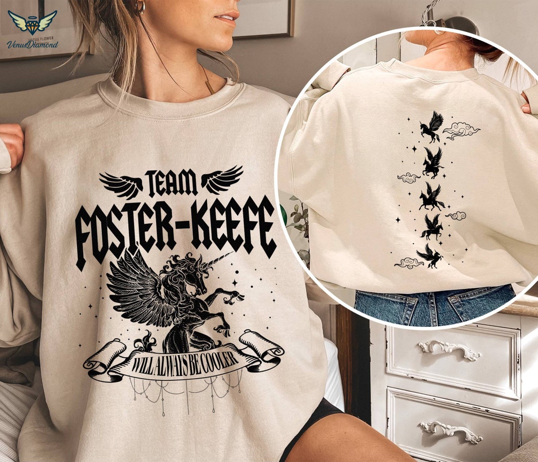Team Foster-keefe Two-sided Sweatshirt, Keeper of the Lost Cities Shirt ...