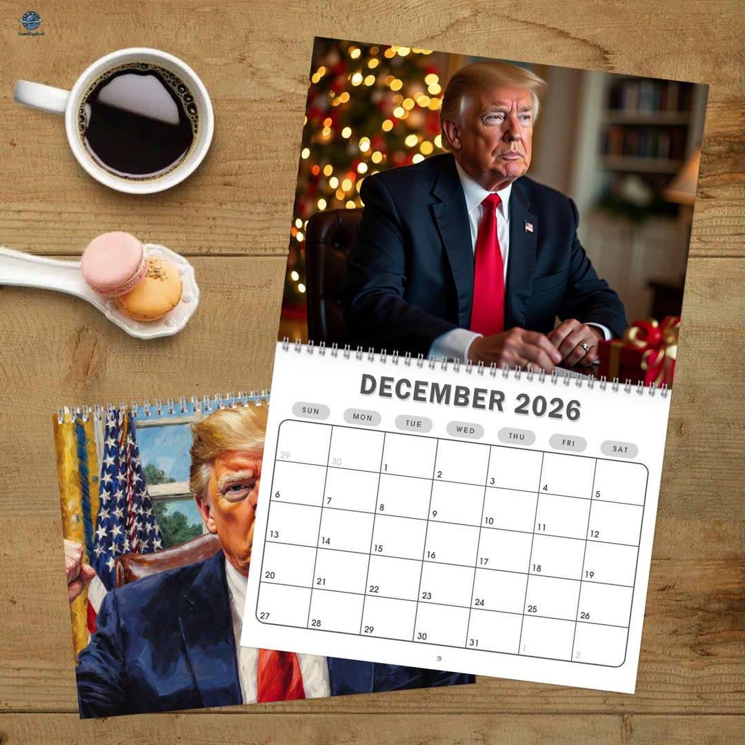 Donald Trump 2026 Calendar 2026 Trump Wall Calendar, Funny Trump Lover ...