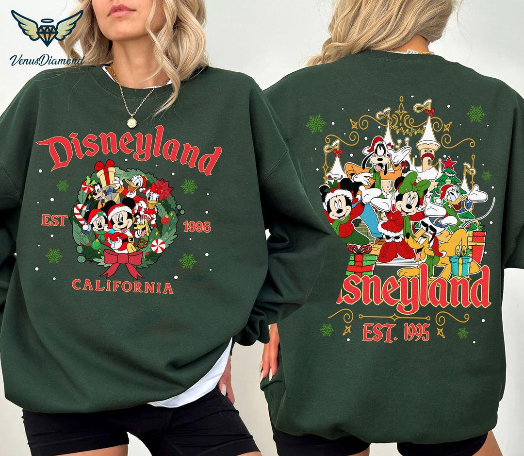 Disneyland Mickey and Friends EST 1995 Sweatshirt, Mickey and Friends ...