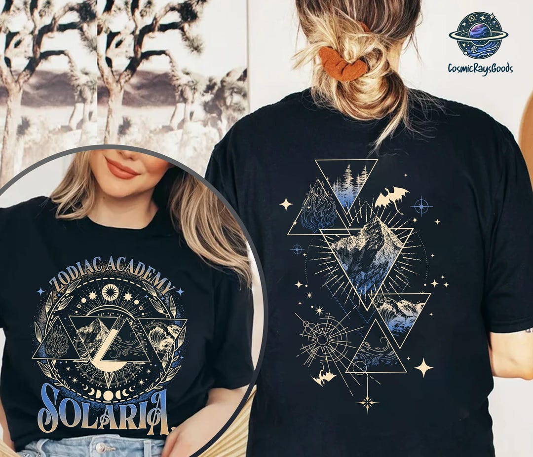 Zodiac Academy Shirt, Astrology and Magic Novel, Book Reader Sweatshirt ...