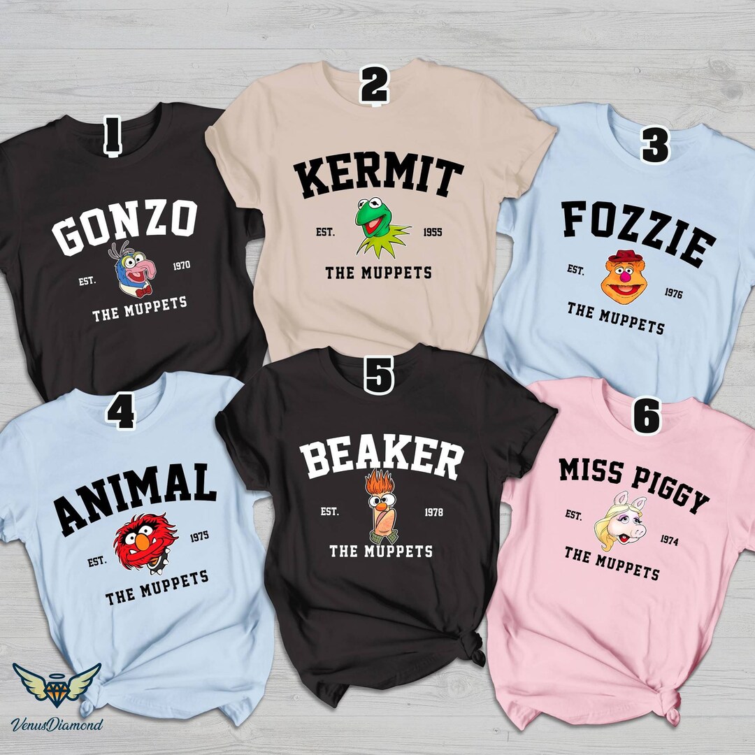 Custom Family the Muppets Mayhem Characters Group Shirts, the Electric ...