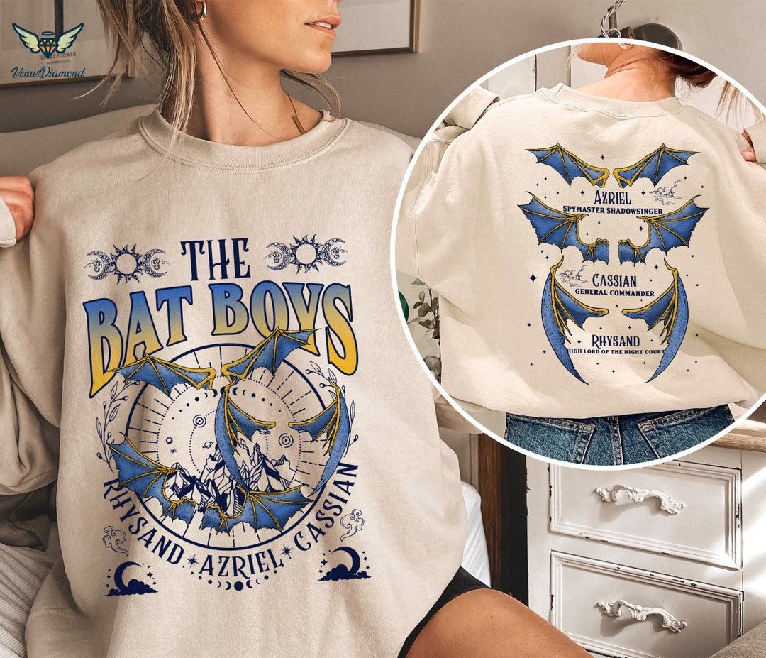 Acotar Bat Boys Sweatshirt, the Night Court Shirt, A Court of Thorn and ...