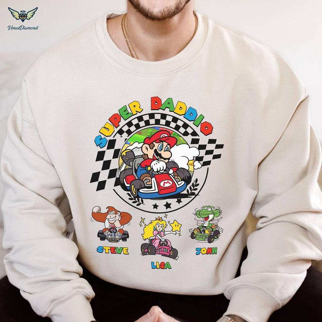 Custom Name Super Daddio Shirt Super Daddio Shirt Family Matching Shirt ...