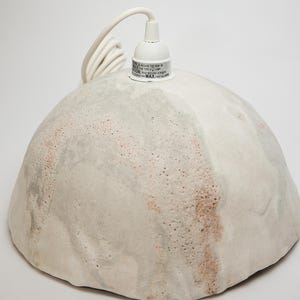 Handmade Clay Dome Pendant Light One of a Kind - Etsy