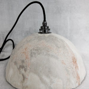 Handmade Clay Dome Pendant Light One of a Kind - Etsy