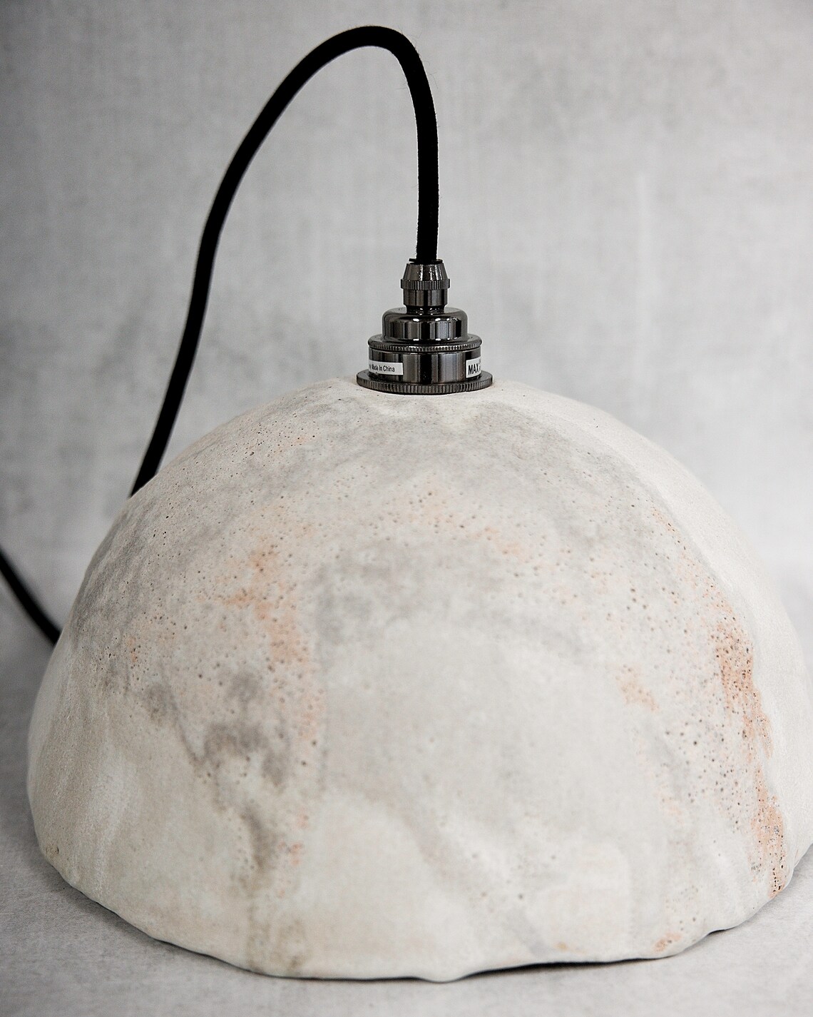 Handmade Clay Dome Pendant Light One of a Kind - Etsy UK