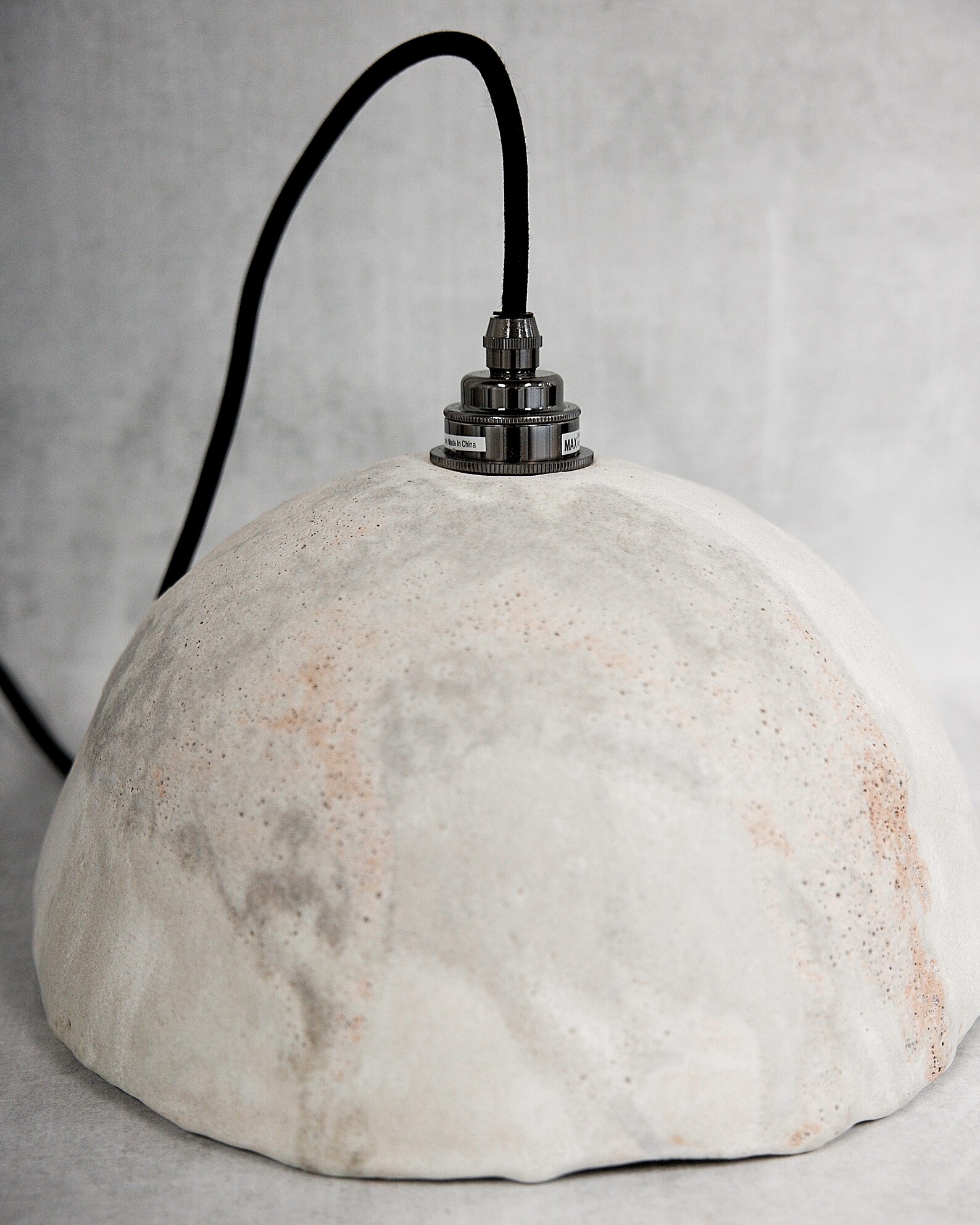 Handmade Clay Dome Pendant Light One of a Kind - Etsy