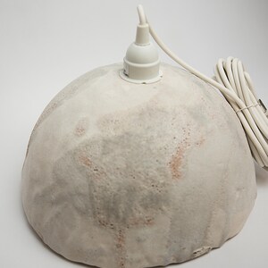 Handmade Clay Dome Pendant Light One of a Kind - Etsy