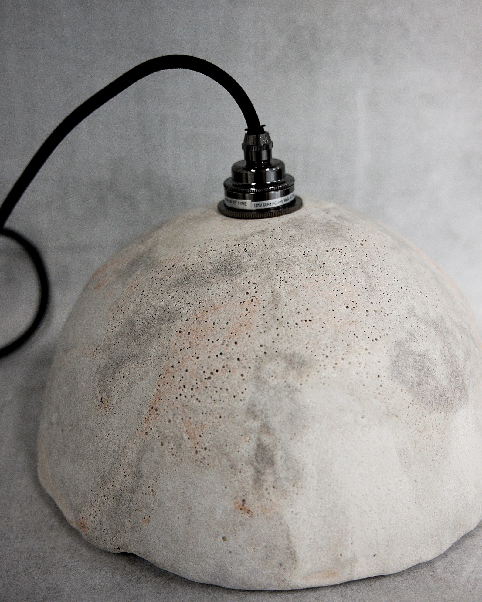 Handmade Clay Dome Pendant Light One of a Kind - Etsy