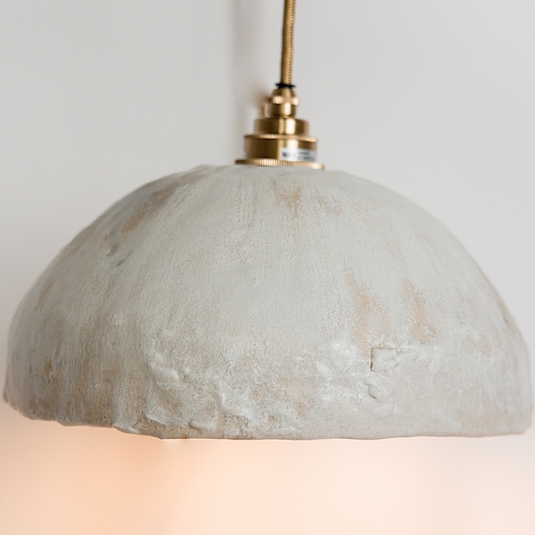 Clay Pendant Light - Etsy