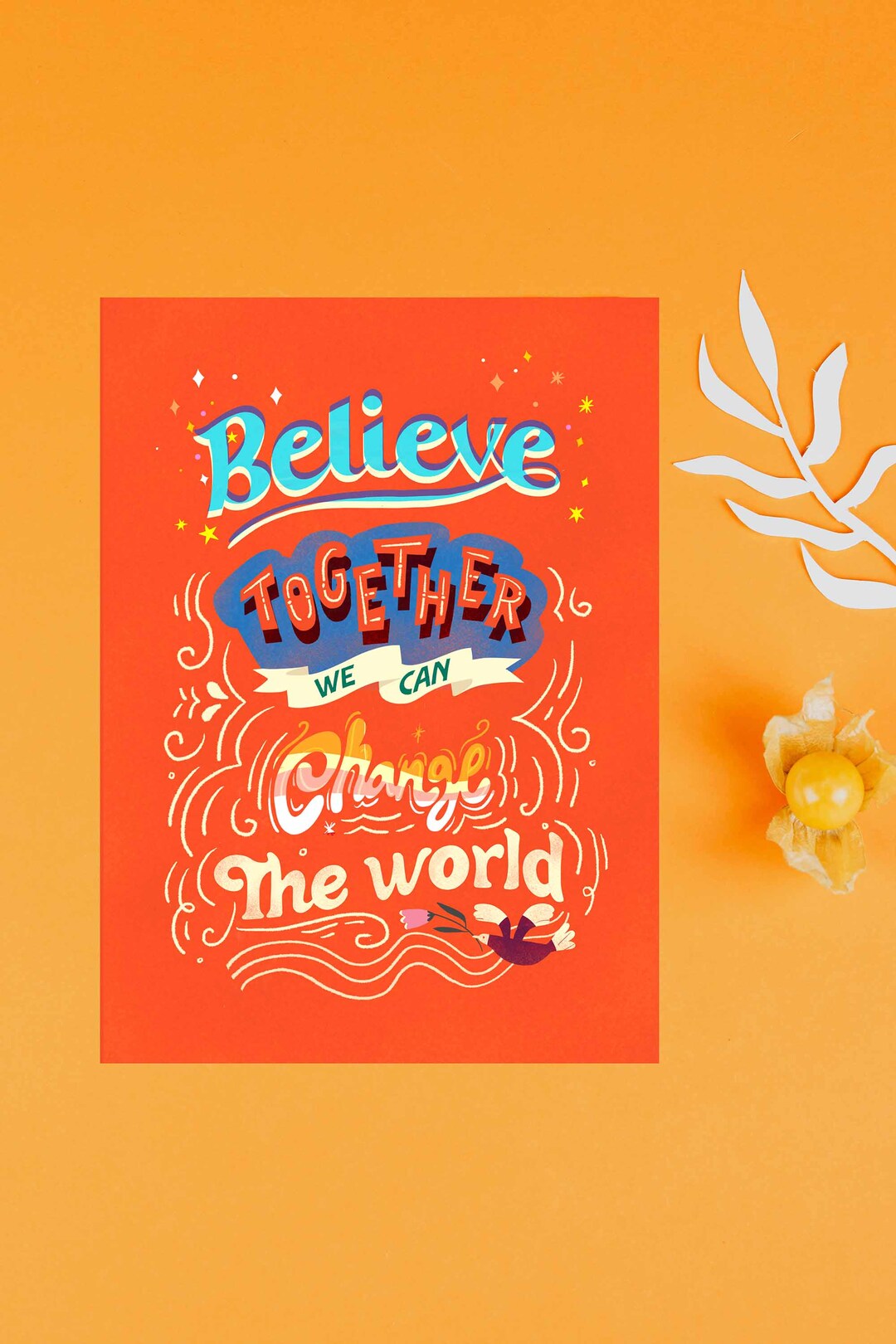 Believe Inspirational Classroom Poster, Inspirational Wall Art ,teacher ...