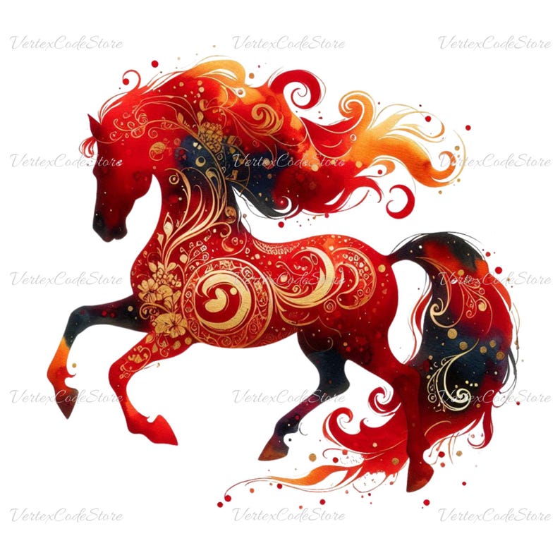 Chinese Zodiac Animals Clipart Bundle Lunar New Year Animal Silhouette ...