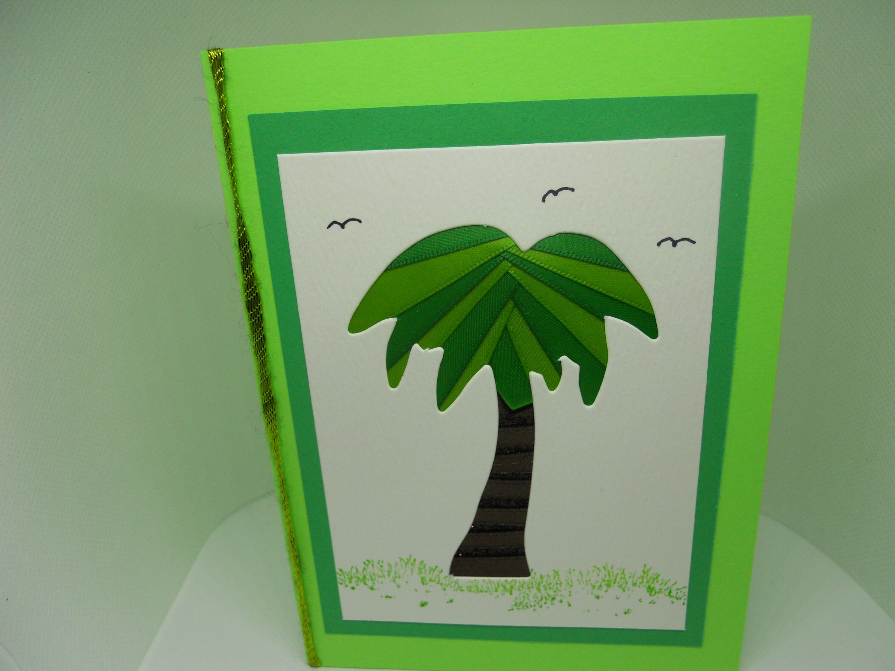 Palm Tree Card - Etsy