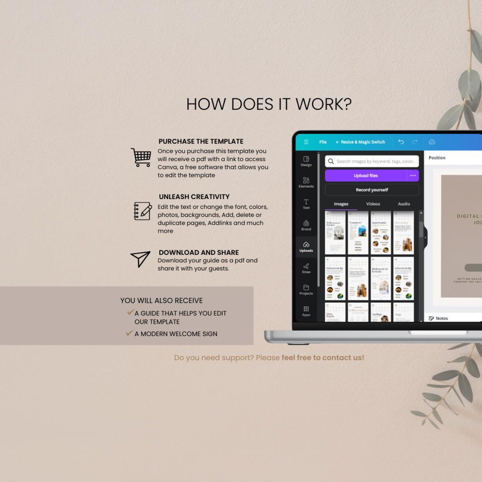 Digital Social Media Post Planner, Social Media Calendar, Content ...