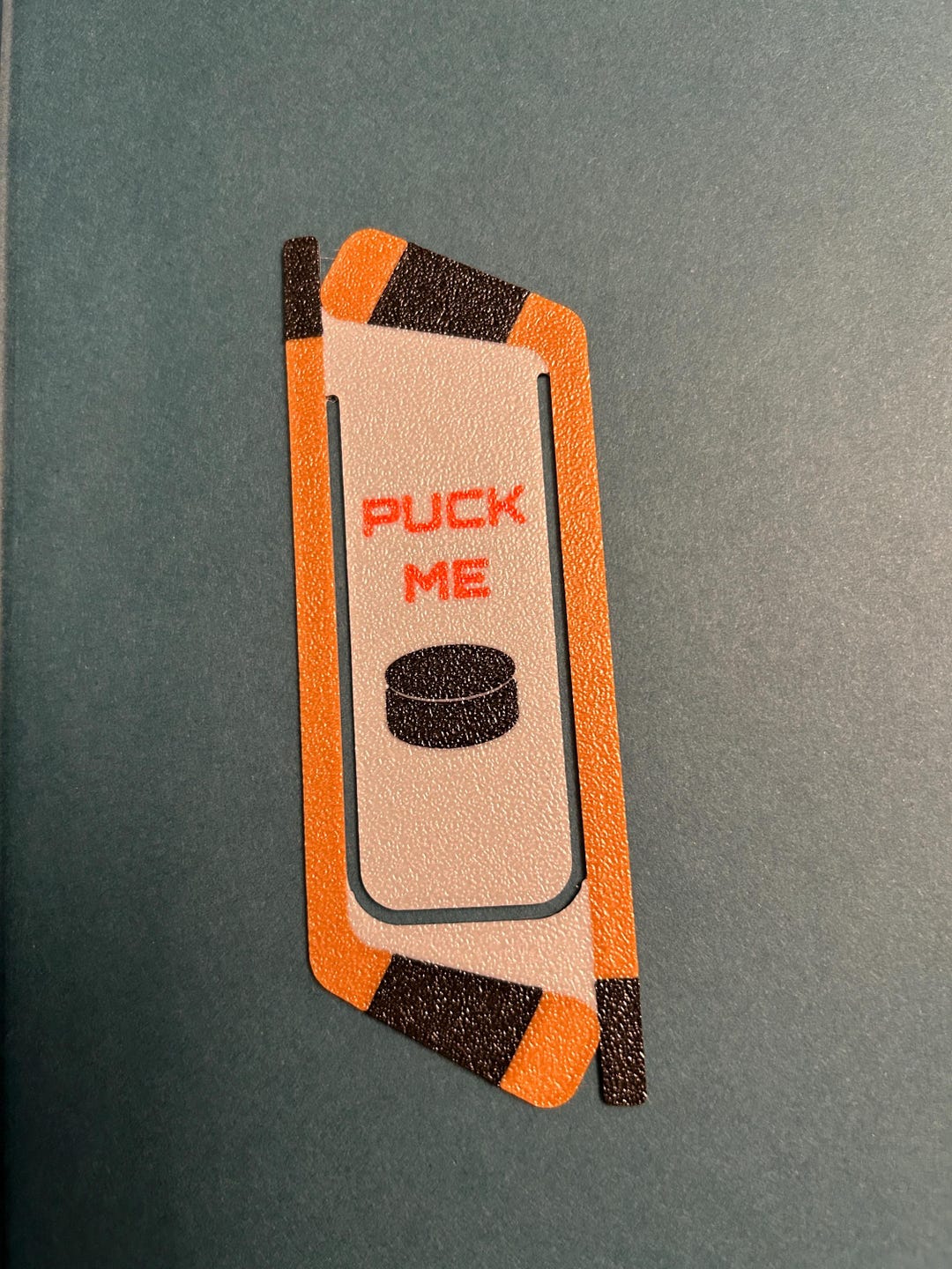 3D Printed “puck Me” Smutty Hockey Romance Bookmark - Etsy