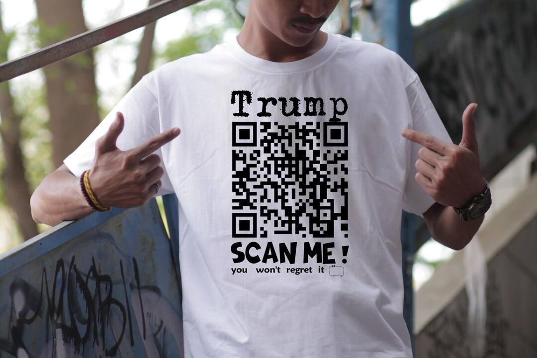 Trump QR Code Dance Shirt, Viral Trump Dance YMCA T-shirt, Republican ...