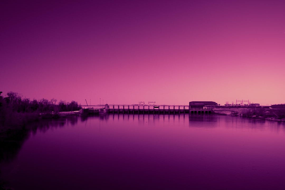 Pink and Purple Hues. Dam. Digital Photography. Digital Prints. for ...