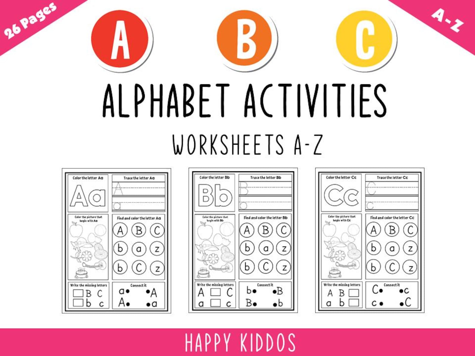 Preschool Pre-k + Kindergarten Learning Bundle | 100+ Pages | Printable ...