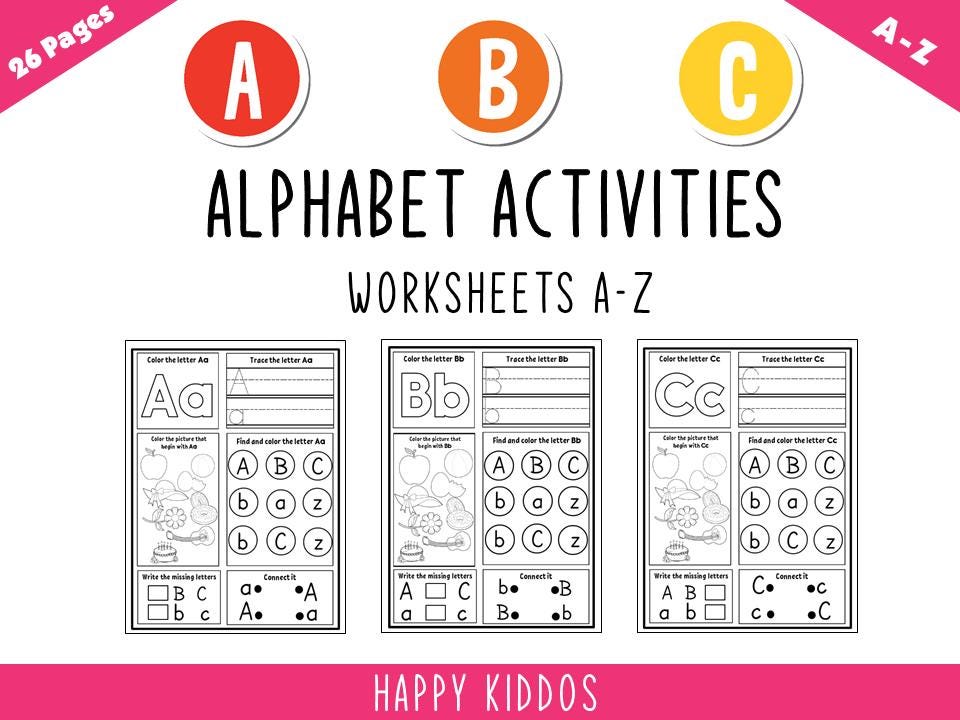 Preschool Pre-k + Kindergarten Learning Bundle | 100+ Pages | Printable ...