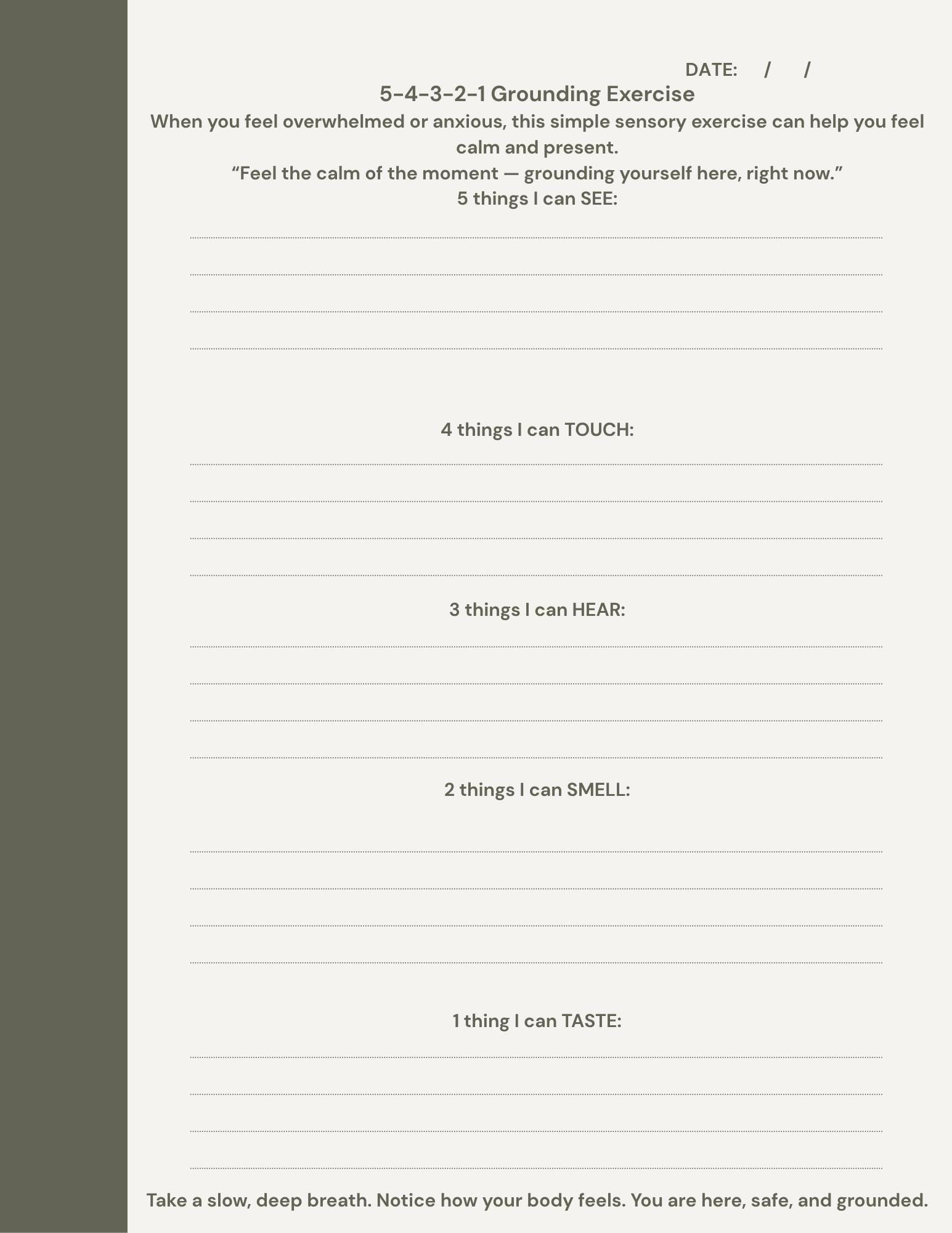 Mental Health Workbook, Anxiety, ADHD, BPD, Self-help (printable PDF ...