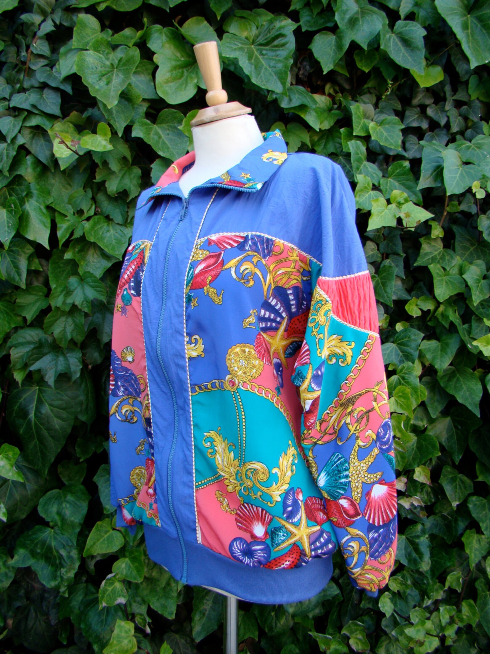 Vintage 80s / Sea Shell / Windbreaker Jacket / SMALL - Etsy