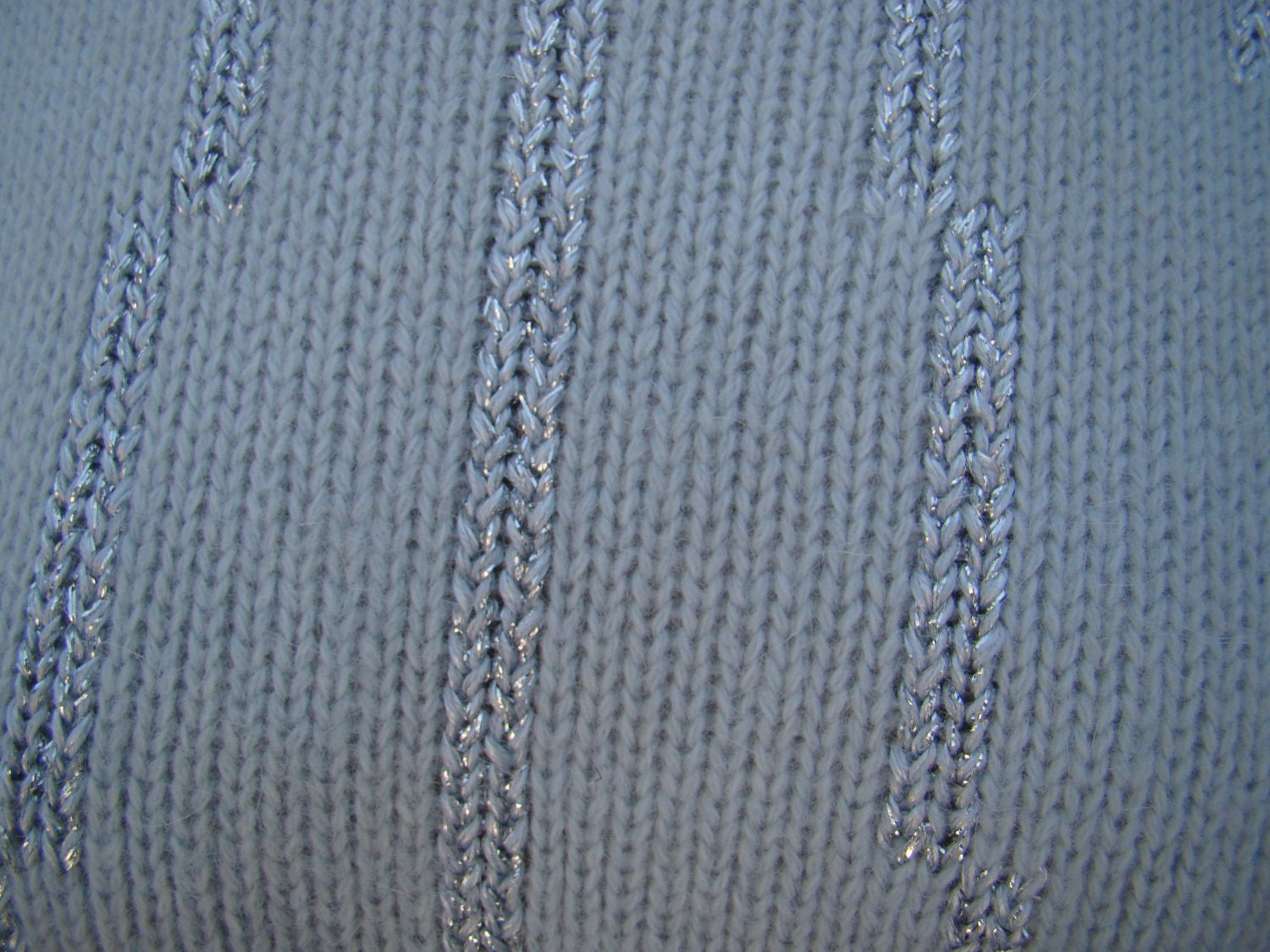Vintage 80s / New Wave/ Angora / Puff Sleeve / Baby Blue and - Etsy