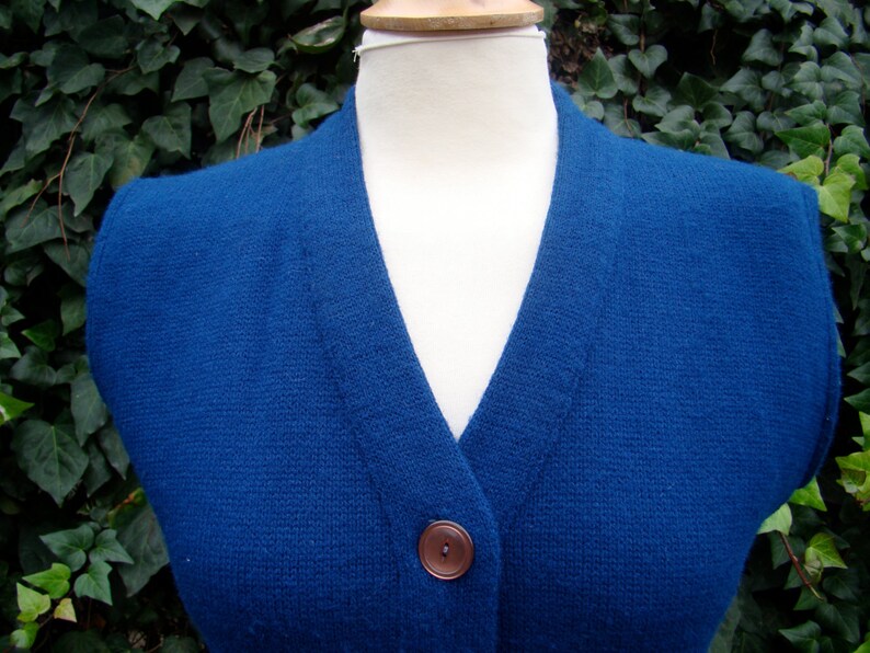Vintage 60s / Elmar / Knitwear / V Neck / Sweater Vest / LARGE - Etsy