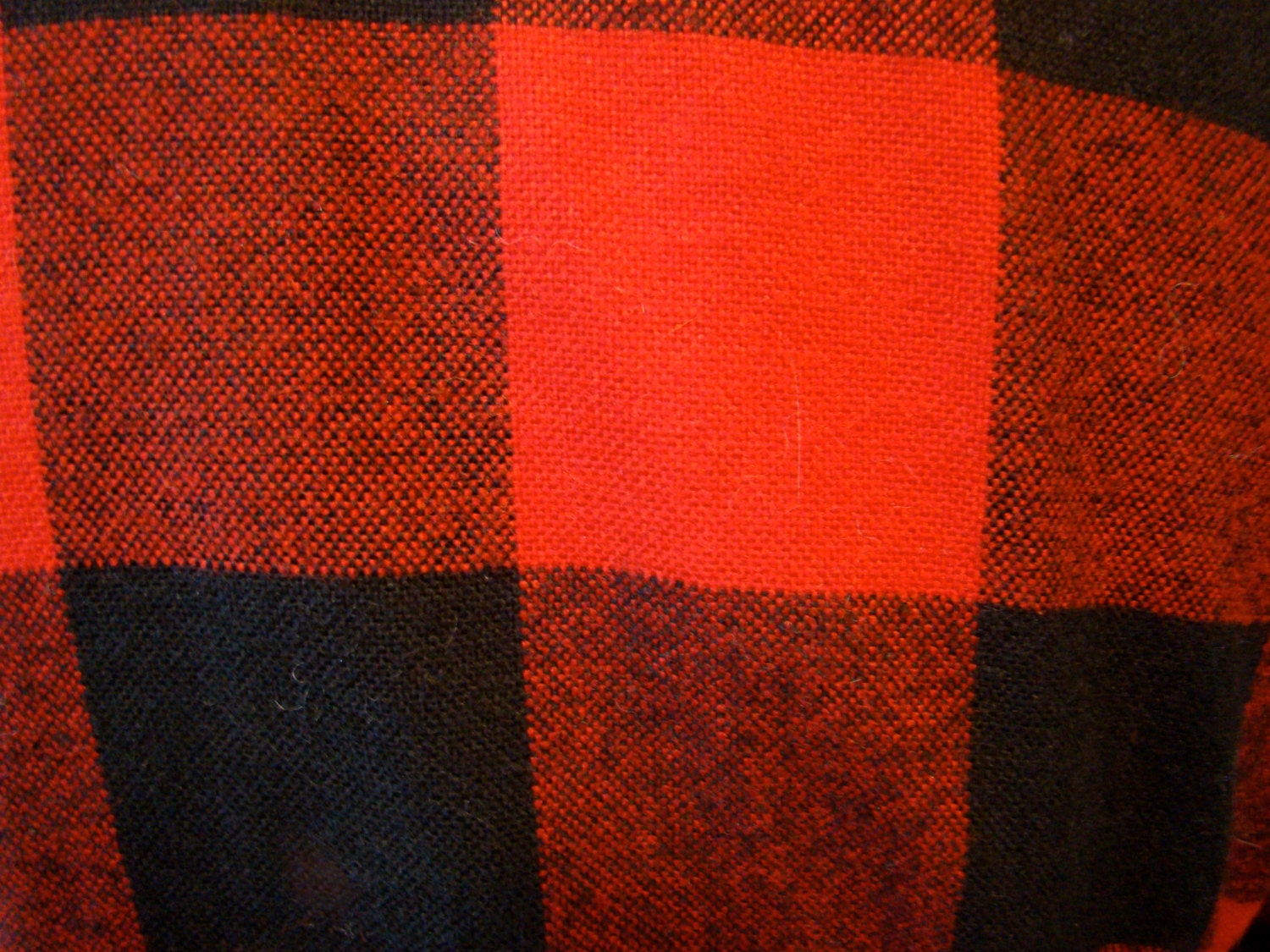 Vintage 80s / Red and Black / Oversized / Lumber Jack / Jacket / Sz ...