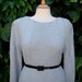 Vintage 80s / New Wave/ Angora / Puff Sleeve / Baby Blue and Silver ...