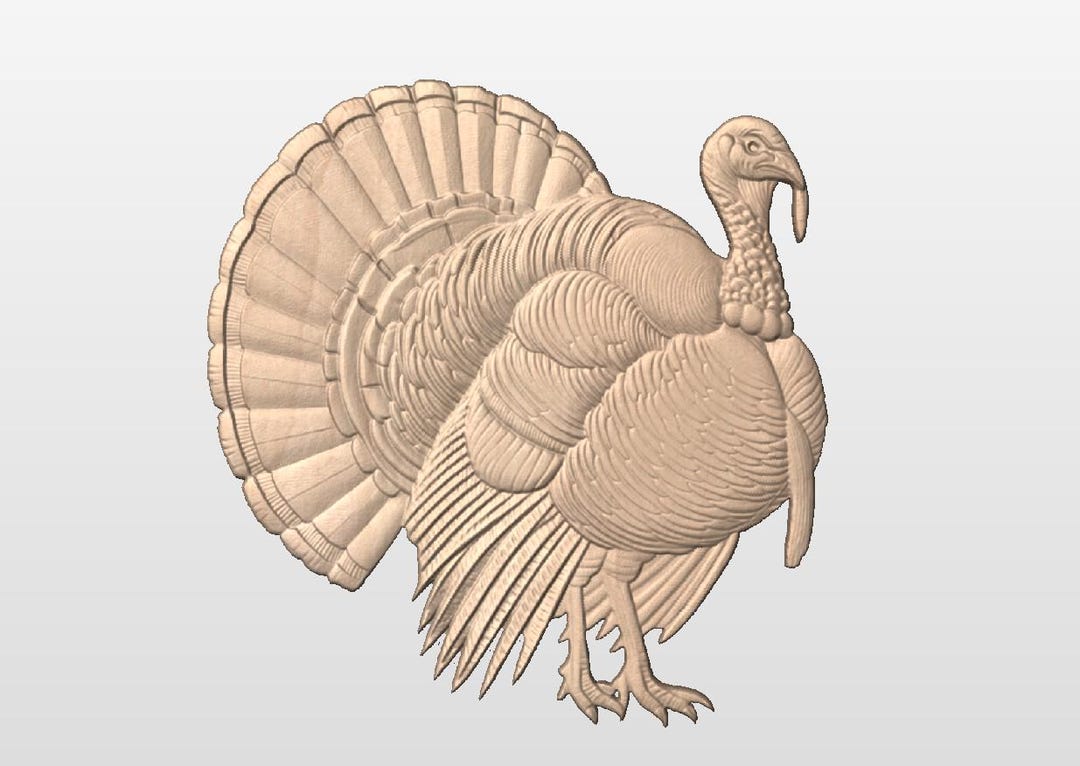 Tom Turkey STL for CNC - Etsy