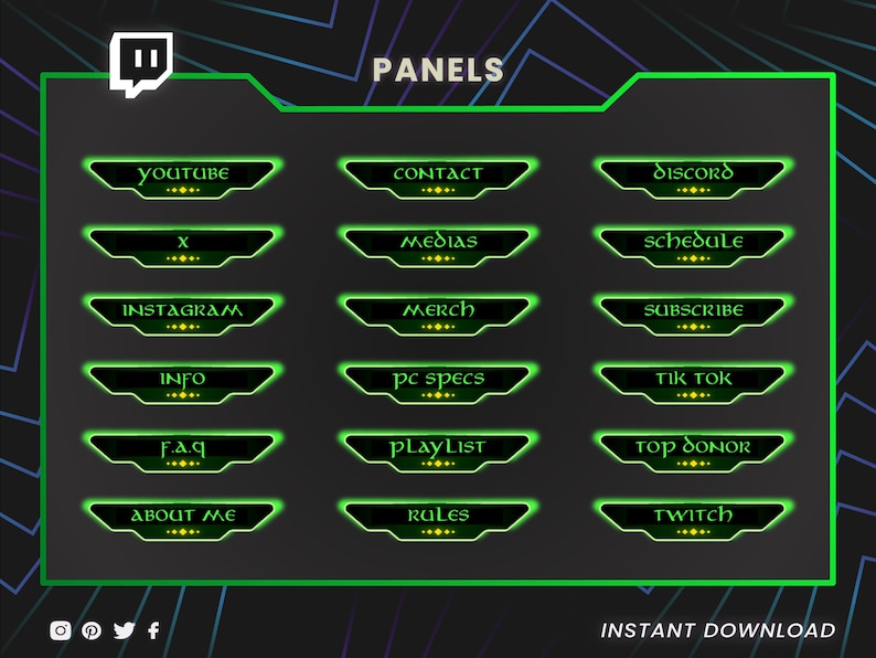 Twitch Stream Pack – Zelda’s Sword Animated Overlays, Screens & Panels ...