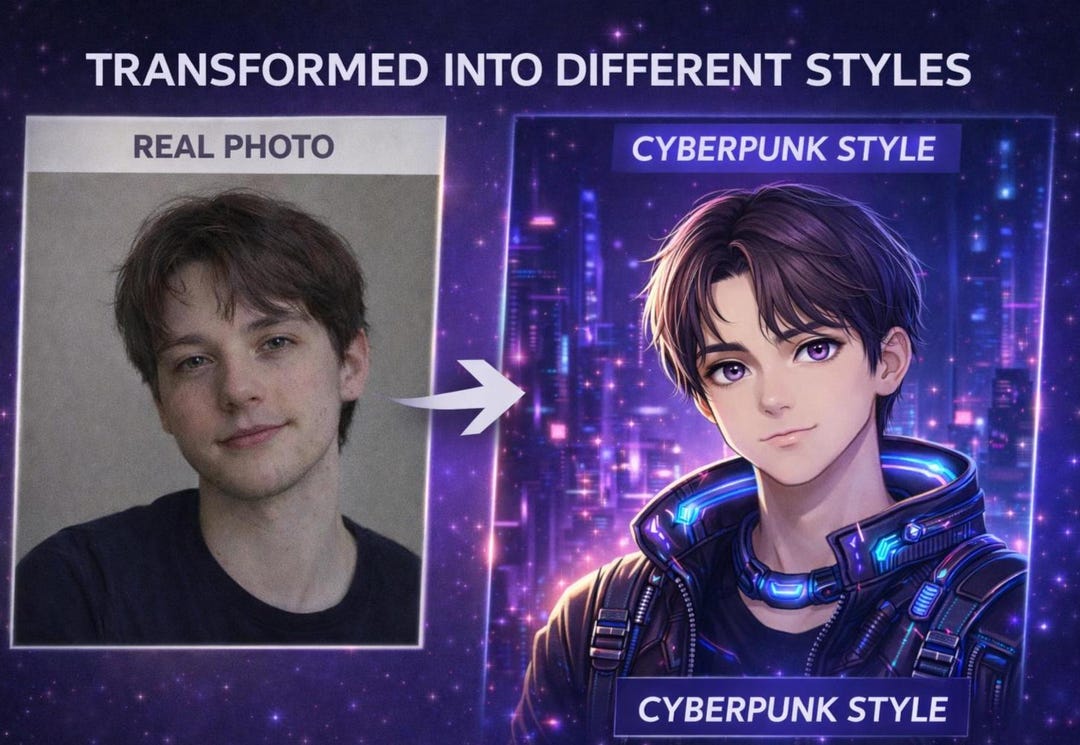 Custom Anime Portrait From Photo – Hand-drawn Vtuber Avatar & PFP ...