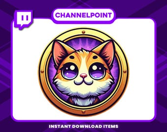 Cat Channel Point , Channel Point Icons for Twitch Rewards, Channel ...