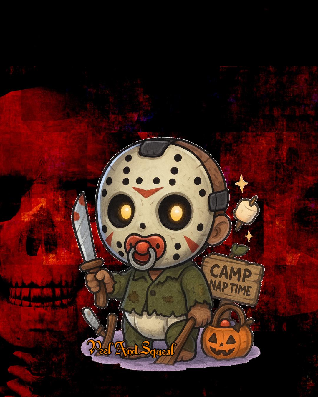 Baby Jason Sticker – Creepy Slasher Vinyl Decal - Etsy