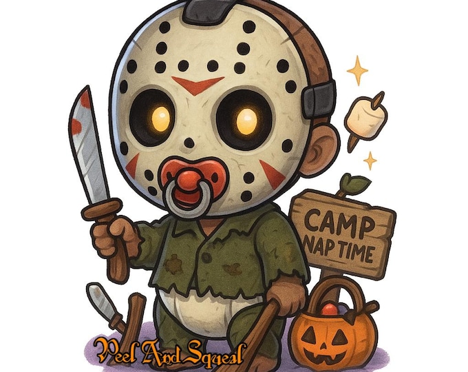 Baby Jason Sticker – Creepy Slasher Vinyl Decal - Etsy