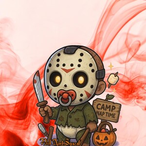 Baby Jason Sticker – Creepy Slasher Vinyl Decal - Etsy