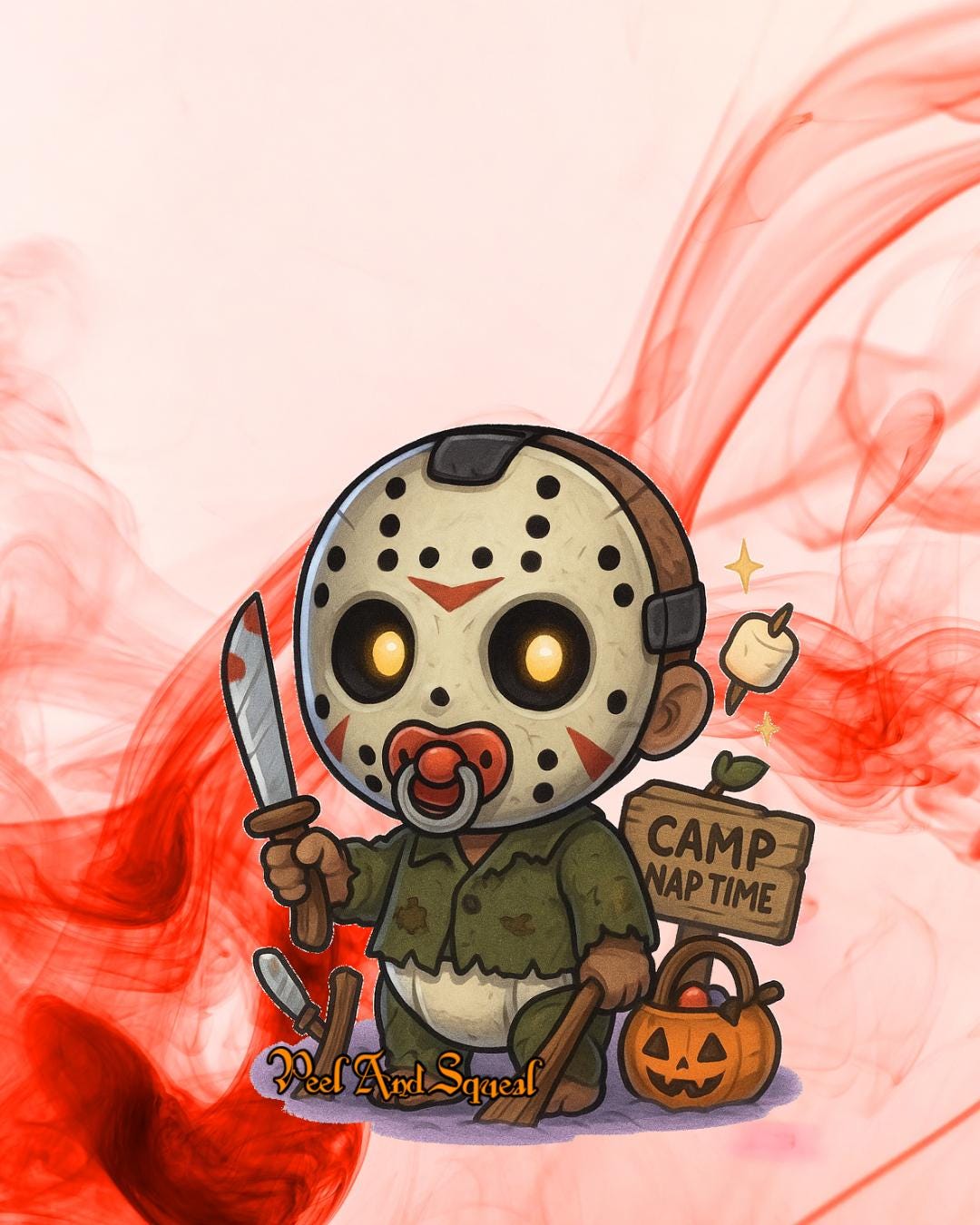 Baby Jason Sticker – Creepy Slasher Vinyl Decal - Etsy