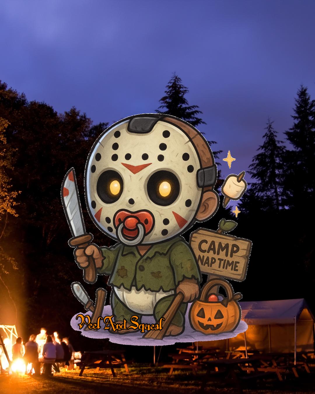 Baby Jason Sticker – Creepy Slasher Vinyl Decal - Etsy
