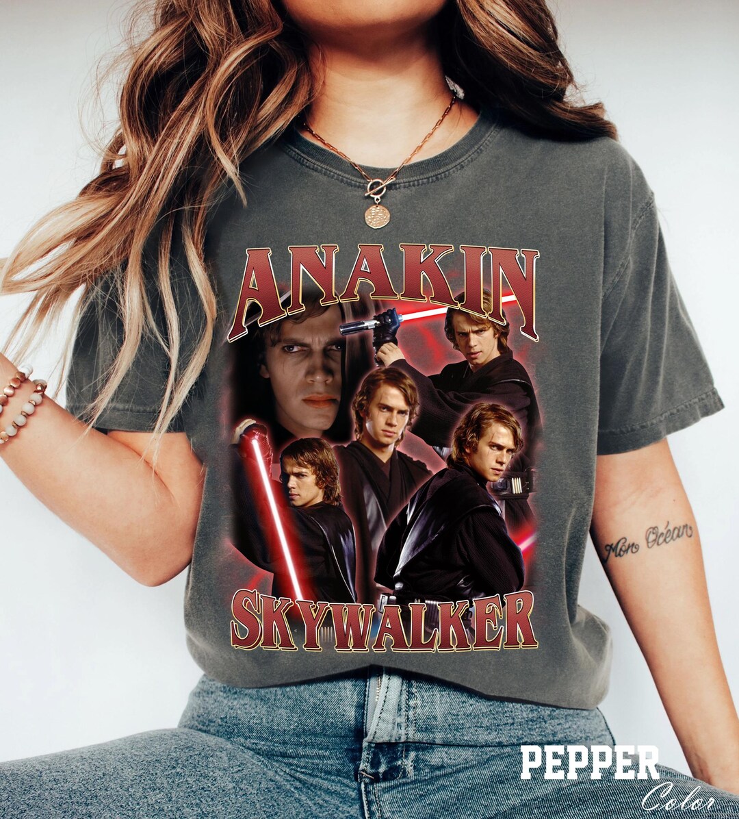 Vintage Anakin Skywalker Shirt, Anakin Skywalker Comfort Colors Shirt ...