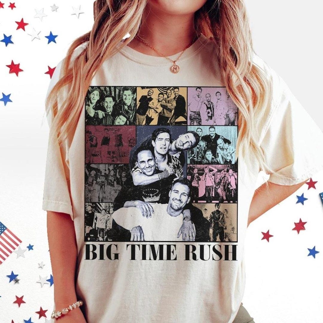 Big Time Rush in Real Life Worldwide Tour 2025 Shirt, Big Time Rush ...