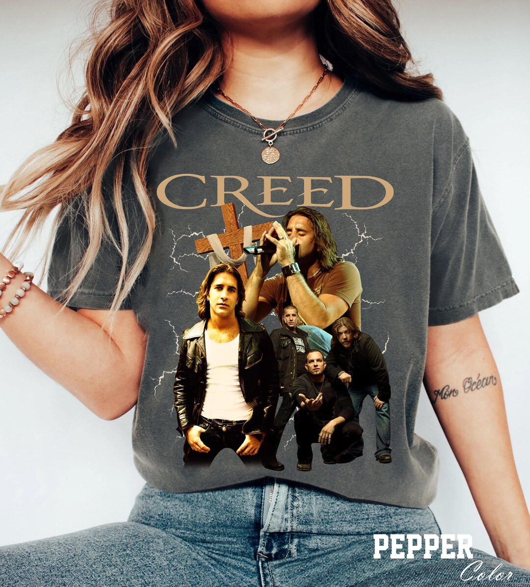 Creed Metal Shirt, Creed Band T Shirt, Creed Band Fan Shirt, Creed 2025 ...