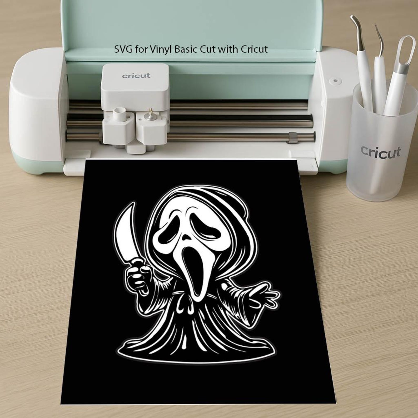 Horror Sticker | Ghost Face | Slasher Film | Cute Iconic Film Sticker ...