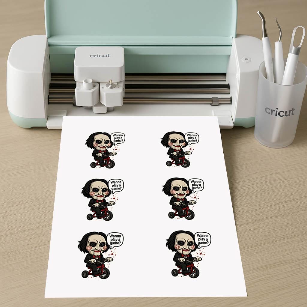 Horror Sticker | Jigsaw Sticker | SAW Movies | Horror Fans | Print Then ...